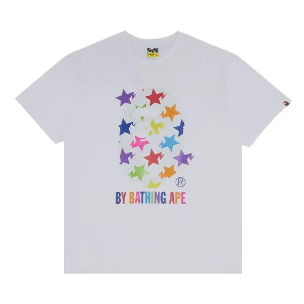 A BATHING APE Big Head Ape Star Festival T-shirt - Multicolor