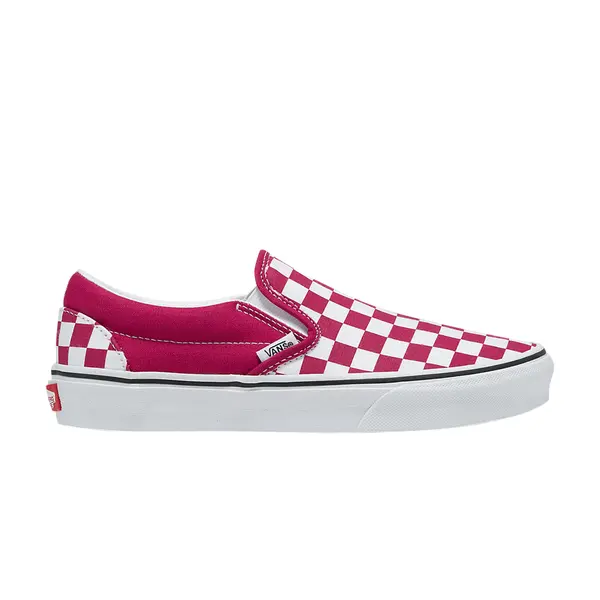 VANS Classic Slip-on Checkerboard - Red