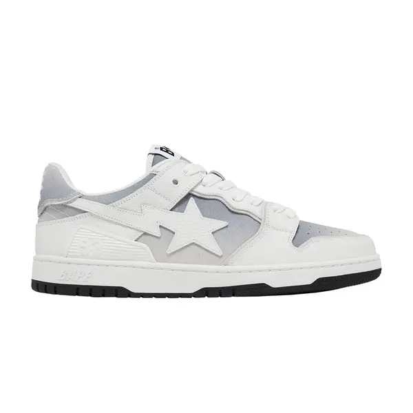 A BATHING APE Sk8 Sta #4 Gradient Sneakers - White