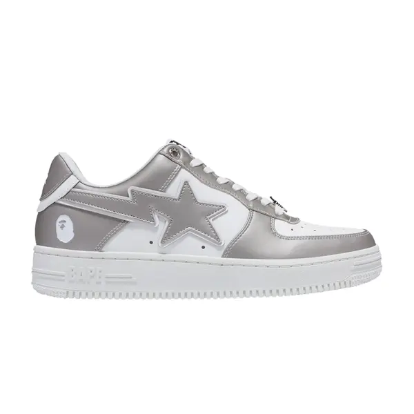 A BATHING APE Bapesta #4 - Silver