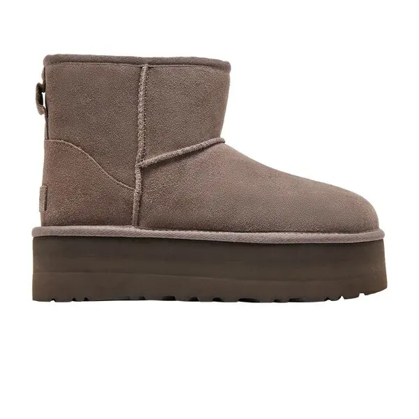 UGG Classic Mini Platform Boots - Grey