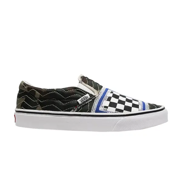 VANS Mixed Quilting Slip-on Sneakers - Black