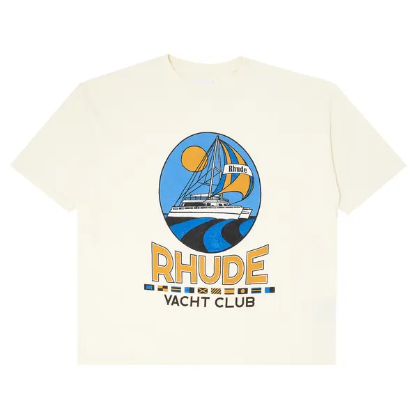 Rhude Yacht Club Tee - White