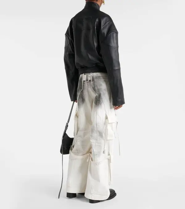 Acne Studios Logo Leather Jacket