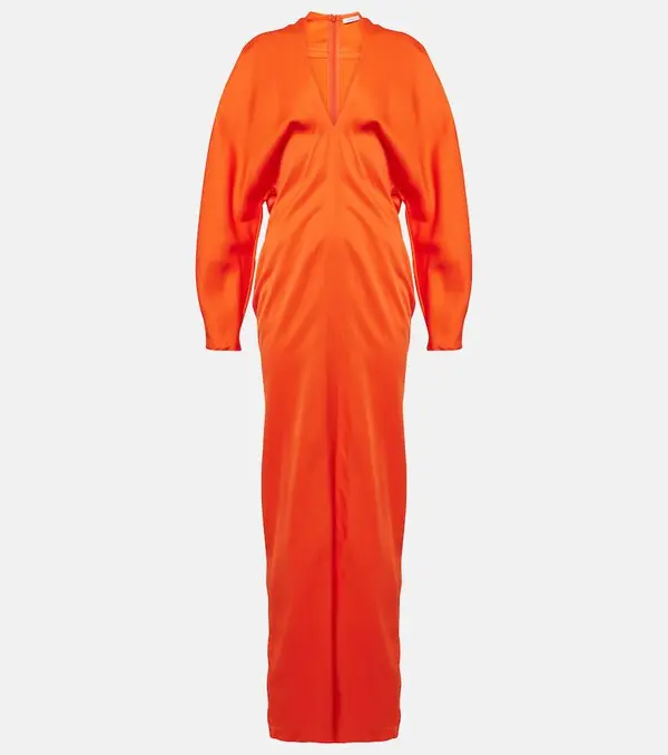 FERRAGAMO Satin Gown - Orange
