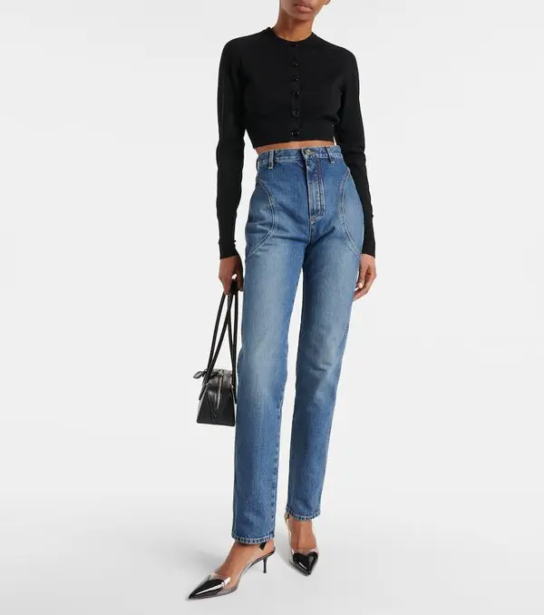 Alaïa High-rise Slim Jeans