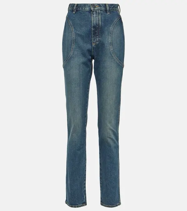 Alaïa High-rise Slim Jeans