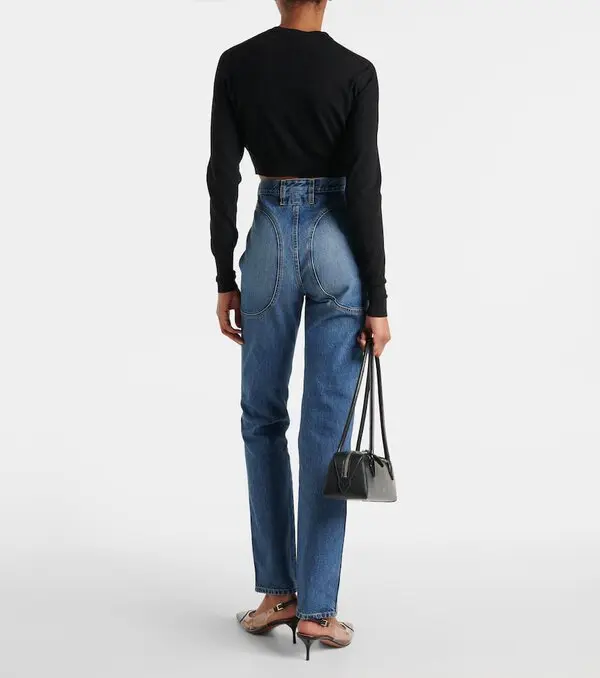 Alaïa High-rise Slim Jeans