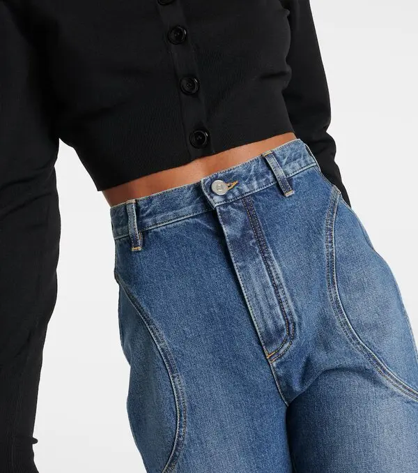Alaïa High-rise Slim Jeans