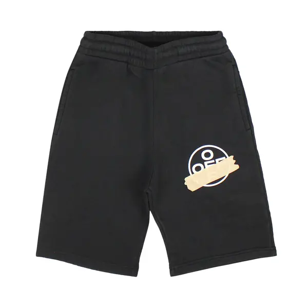 Off-White Tape Sweatshorts - Black