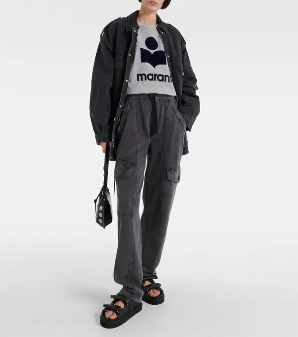 MARANT ETOILE Peorana Cotton Cargo Pants