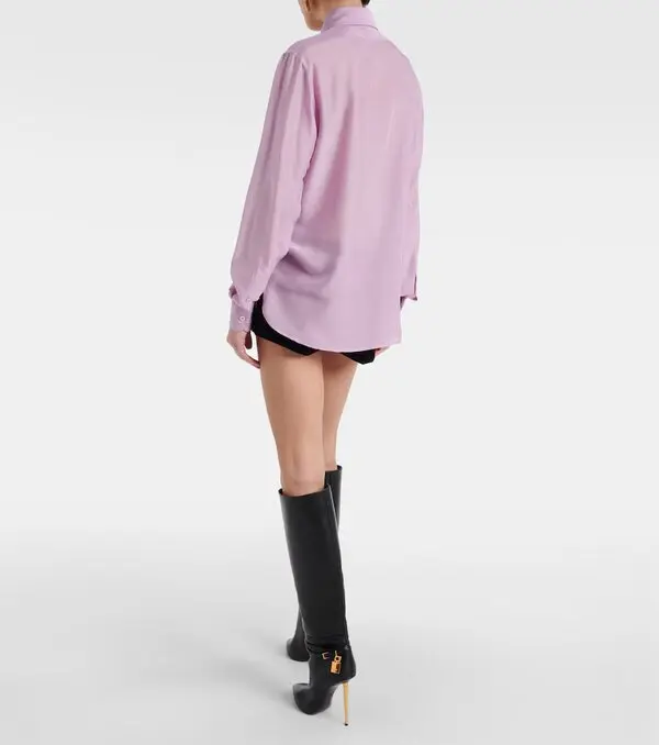 TOM FORD Silk Batiste Shirt - Pink