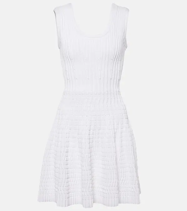 Alaïa Pointelle Minidress