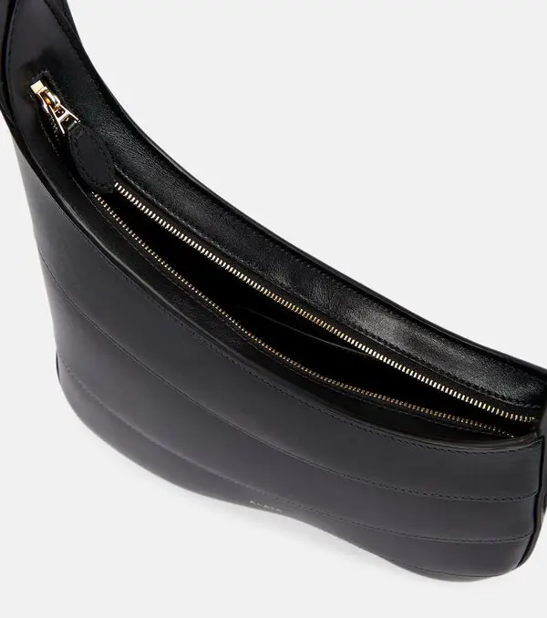 Alaïa Leather Shoulder Bag - Black
