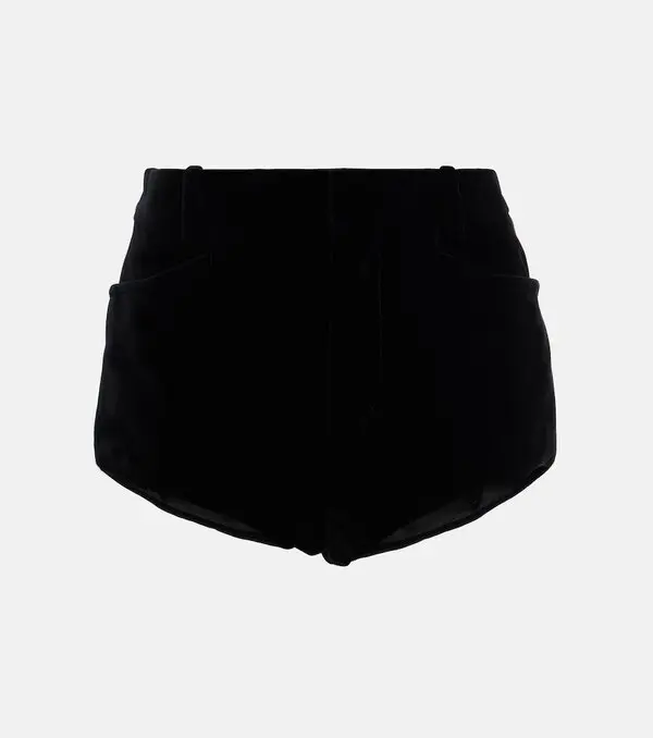 TOM FORD Cotton Velvet Shorts - Black