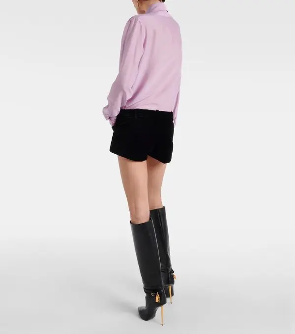 TOM FORD Cotton Velvet Shorts