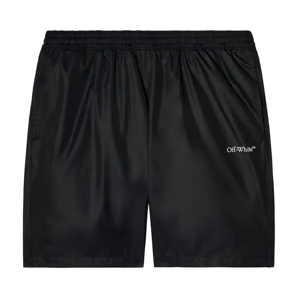 Off-White Arrow Surfer Swimshorts /white - Black