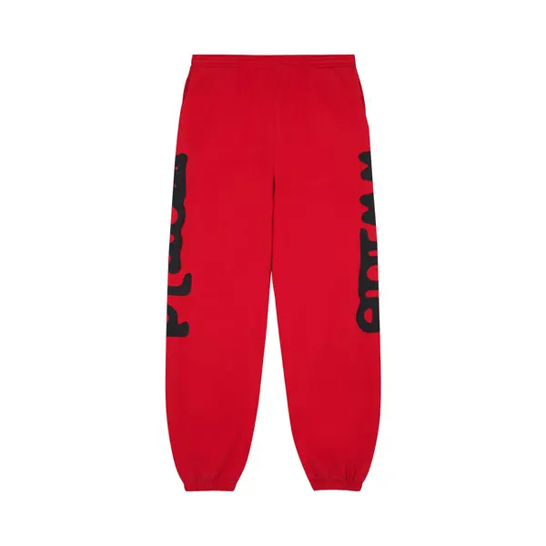 SP5DER Beluga Sweatpants /black - Red