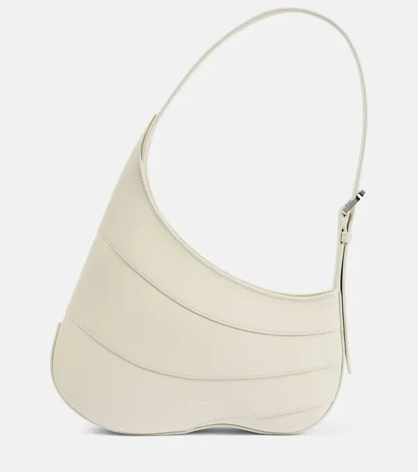Alaïa Leather Shoulder Bag - White