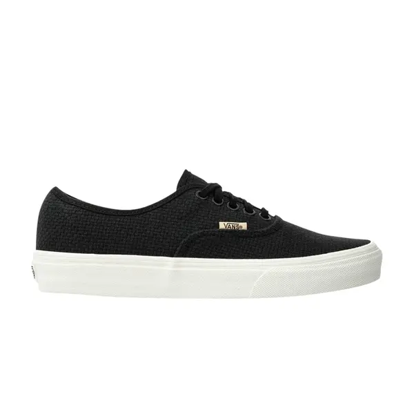 VANS Authentic Woven Checkerboard Sneakers - Black