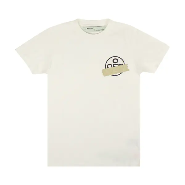 Off-White Tape Arrows T-shirt /beige