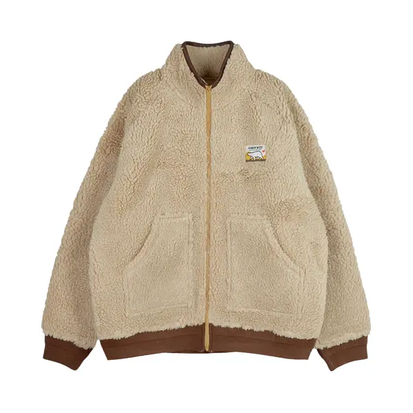 HUMAN MADE Boa Fleece Jacket - Tan