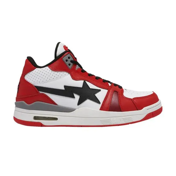 A BATHING APE Clutch Sta #1 High-top Sneakers - Red