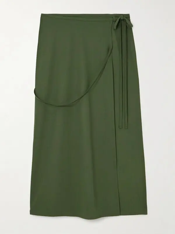 LEMAIRE Wool Midi Wrap Skirt
