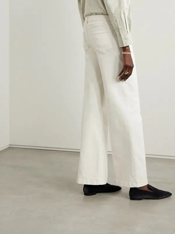 L'Agence Scottie High-rise Wide-leg Jeans