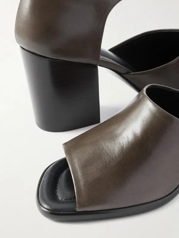 LEMAIRE Leather Sandals - Brown
