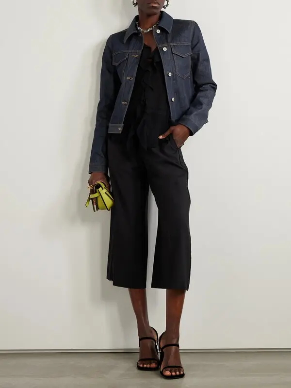 Loewe Anagram Appliquéd Denim Jacket