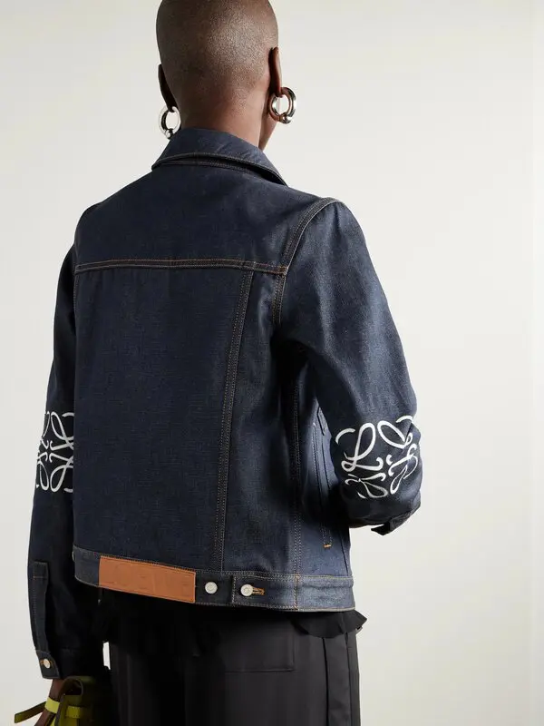 Loewe Anagram Appliquéd Denim Jacket