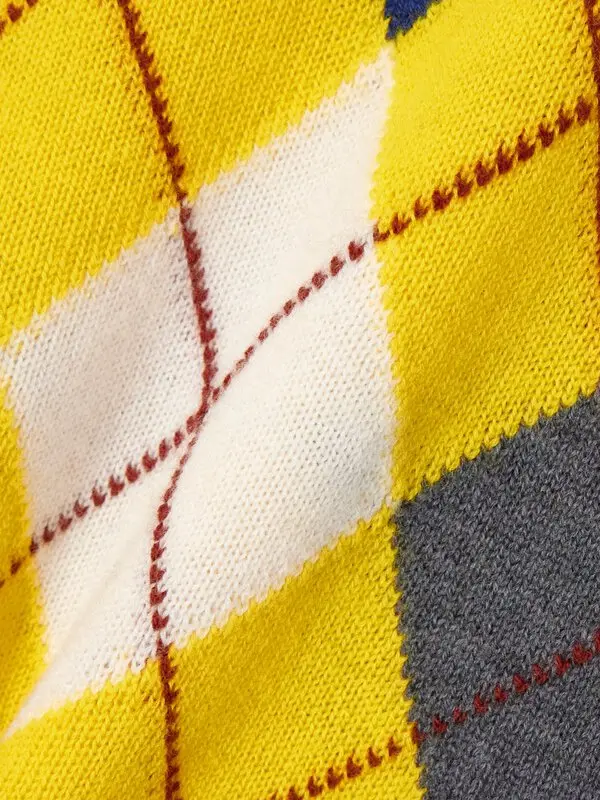 Loewe Argyle Wool Sweater