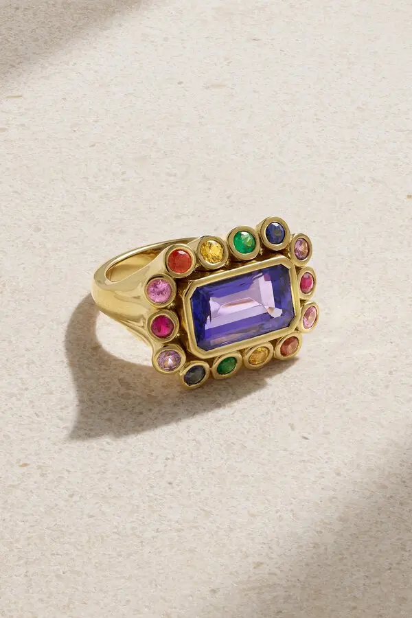 Brent Neale Wildflower Multi-stone Ring - Gold