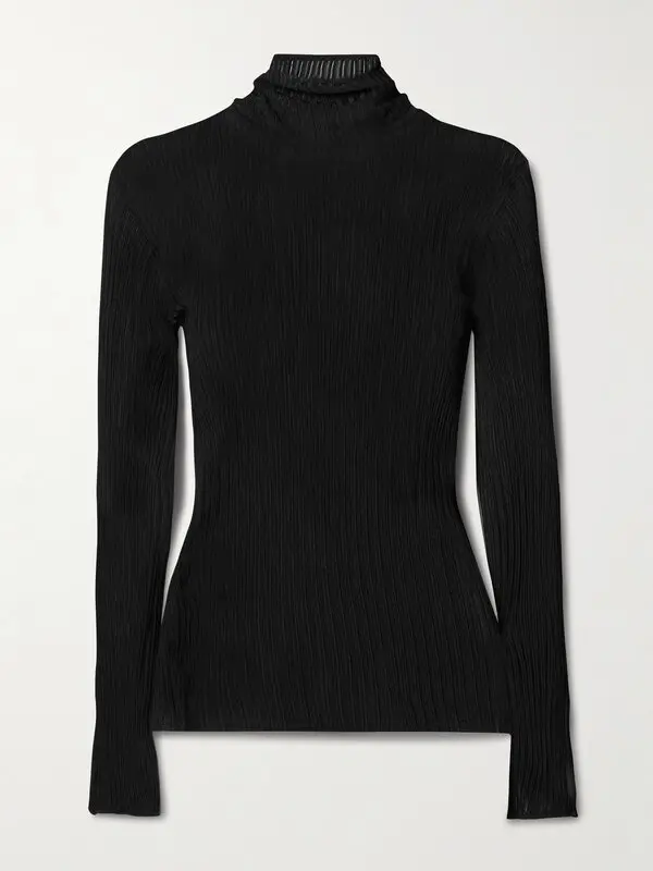 FFORME Elin Ribbed-knit Turtleneck Sweater