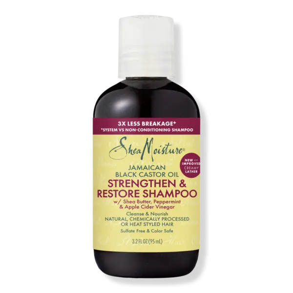SHEAMOISTURE Strengthen And Restore 100% Pure Jamaican Black Castor Oil Shampoo - One-color