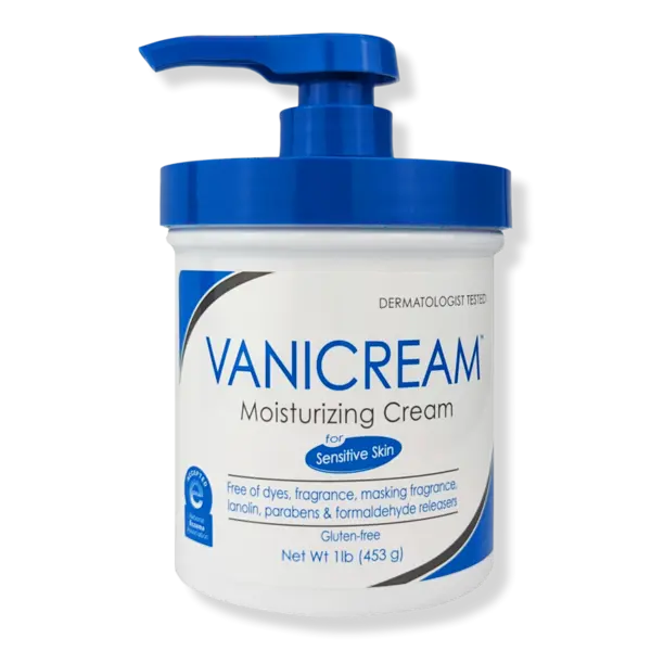 VANICREAM Moisturizing Cream With Pump For Sensitive Skin