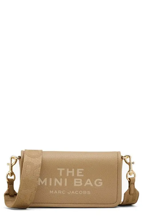 Marc Jacobs Mini Leather Crossbody Bag - Camel