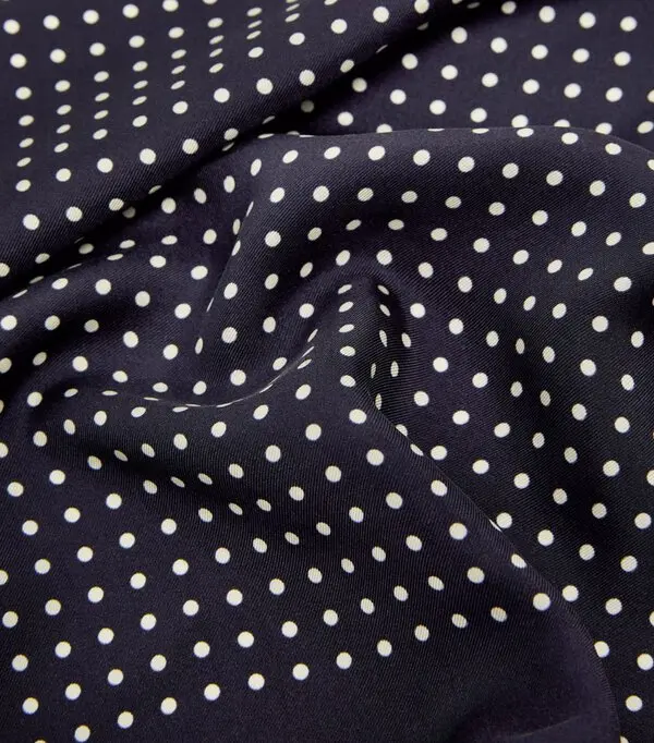 Ralph Lauren Silk Polka-dot Pocket Square