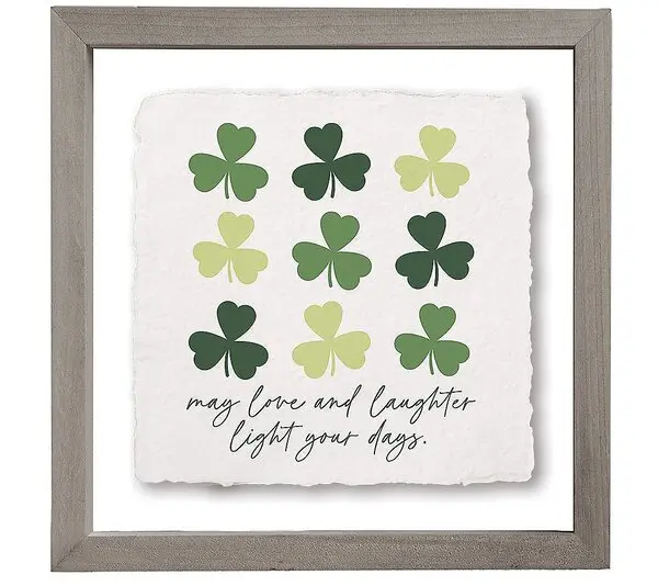 SINCERE SURROUNDINGS 10' Light Your Days Clover S Floating Art - One-color