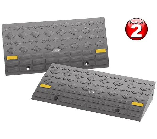 STALWART Set Of 2 Curb Ramps With 4 Ton Capacit Y - One-color