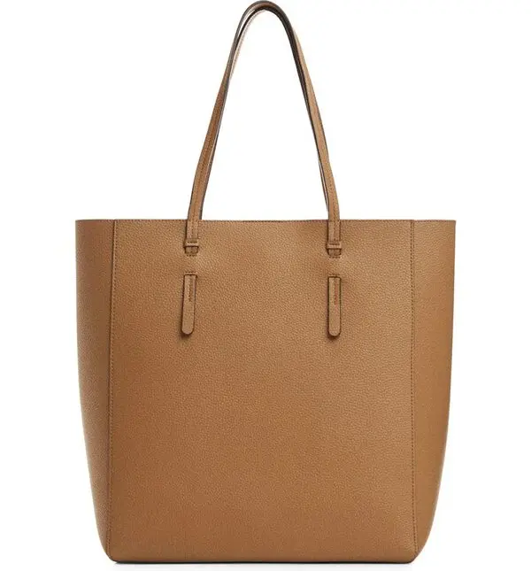 Mango Faux Leather Shopper Tote