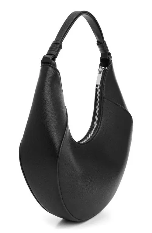 Mango Faux Leather Shoulder Bag