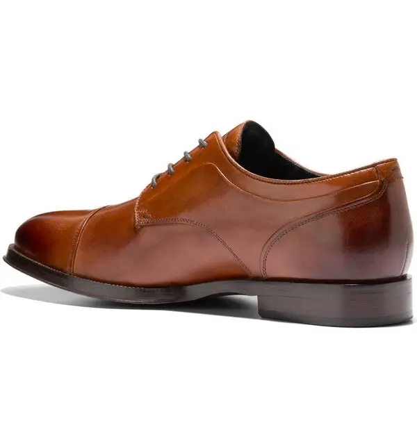 Cole Haan Carnegie Cap Toe Derby - British Tan