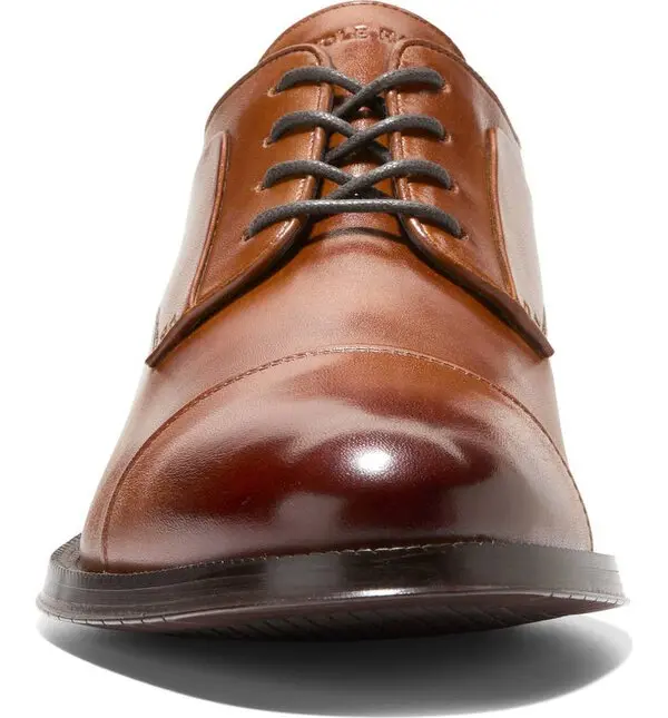 Cole Haan Carnegie Cap Toe Derby - British Tan