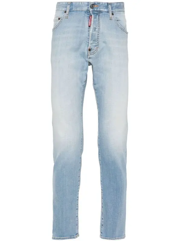 Dsquared2 Cool Guy Mid-rise Slim-fit Jeans - Blue
