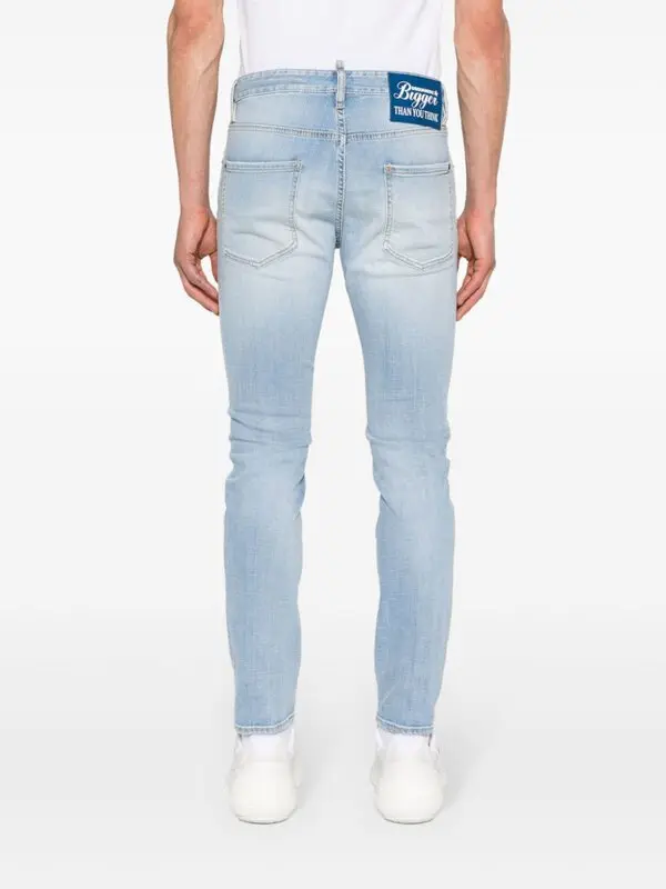 Dsquared2 Cool Guy Mid-rise Slim-fit Jeans - Blue