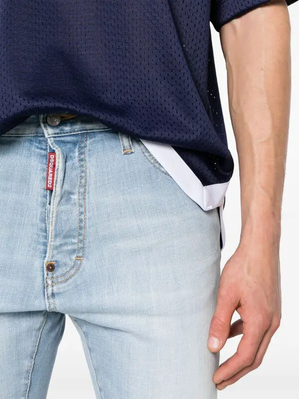 Dsquared2 Cool Guy Mid-rise Slim-fit Jeans - Blue