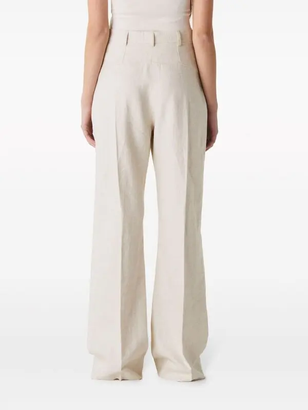 Jacquemus Sauge Flared Trousers - Neutrals