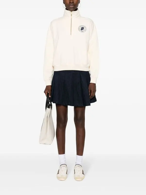 Sporty & Rich Logo-print Sweatshirt - Neutrals